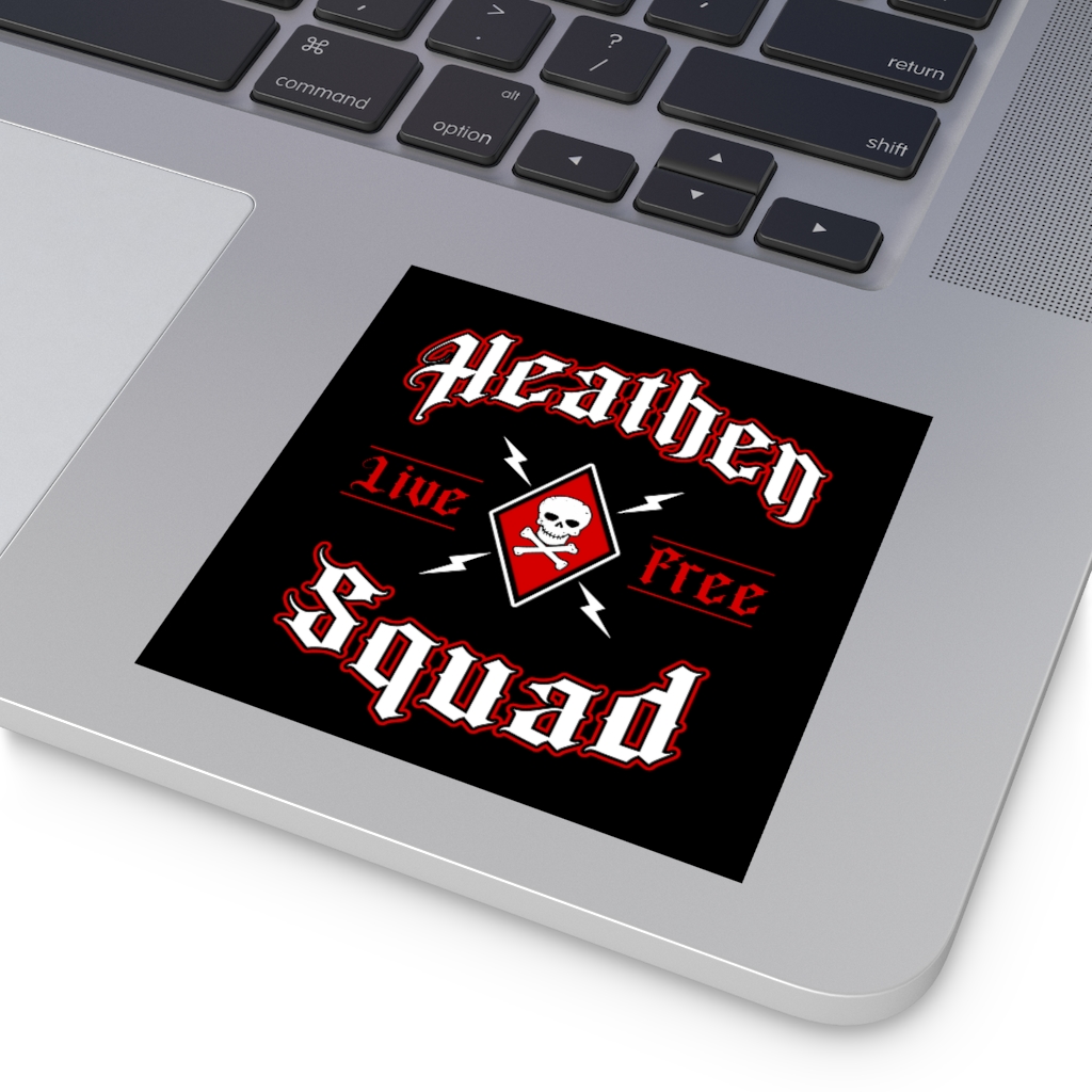 Live Free Sticker - Heathen Squad
