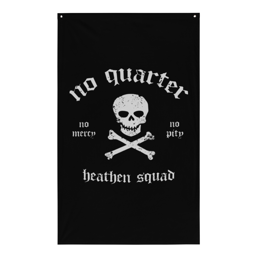 No Quarter Flag - Heathen Squad
